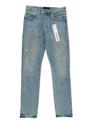 PURPLE BRAND P005sqlg425 Sequin Splatter Paint Jeans - Indigo