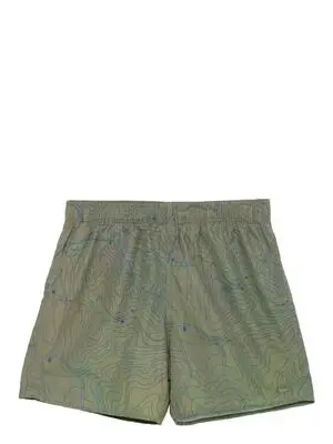Lacoste Logo-embroidered Swim Shorts - Green