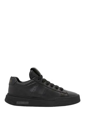 Miu Miu Leather Sneakers - Black