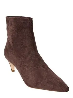 Jack Rogers Charleston Stretch Pointed Toe Bootie - Hot Fudge