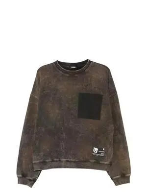 We11Done Logo-embroidered Sweatshirt - Brown