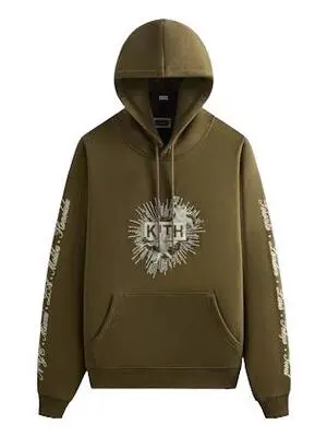 Kith Beaded Angel Nelson Hoodie - Moss