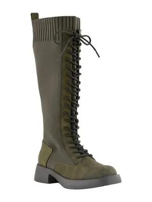 Bc Footwear Carmen Knee High Boots Olive