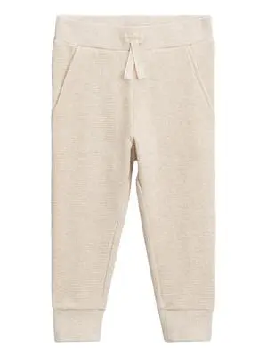KENDI Nelson Waffle Knit Jogger - Heather Oat