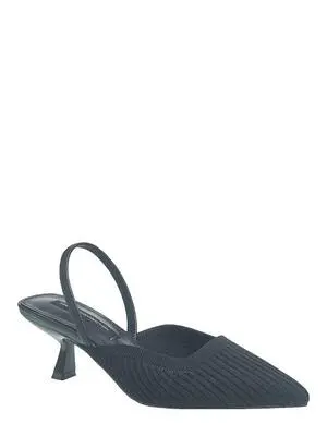 French Connection Coco Slingback Kitten Heel Black