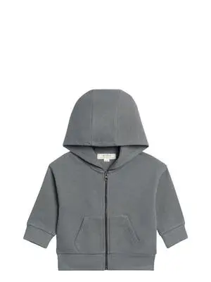 KENDI Meyer Waffle Knit Zip-up Hoodie - Agave