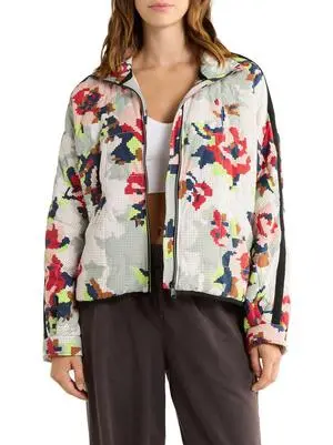 Free People Pippa Packable Puffer Jacket - Cross Stitch Floral