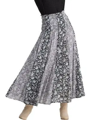 TALISMAN THE LABEL Balmoral Floral Print Maxi Skirt