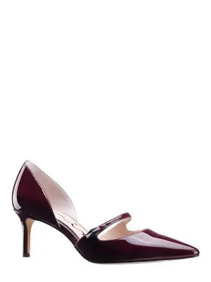 Nina Nashly Pointed Toe Mary Jane Pump - Bordeaux