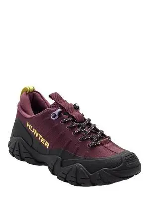 Hunter Sara Waterproof Sneaker Dark Purple 500