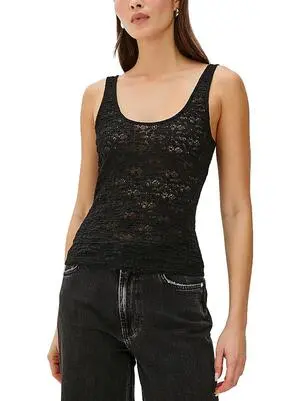 Rails Donya Lace Top - Black Lace