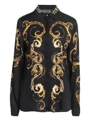Versace Printed Satin Shirt - Black