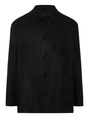 LARDINI Long-sleeve Shirt Jacket - Black