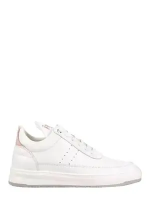 Filling Pieces Leather Low-top Sneakers - White