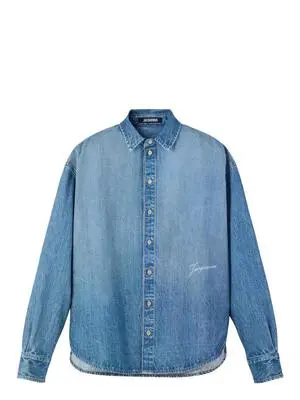Jacquemus Button-up Denim Shirt - Blue