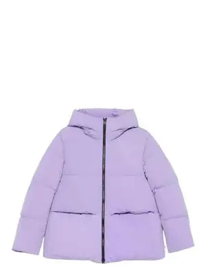 Woolrich Cloud Madison Hooded Puffer Jacket - Purple