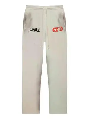 HELLSTAR If You Dont Like Us Beat Us Track Trousers - White