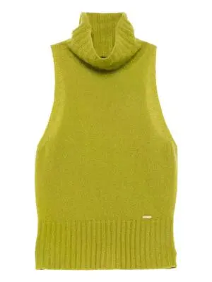 TOM FORD Logo-plaque Vest - Green