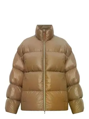 JIL SANDER Quilted Puffer Coat - Brown
