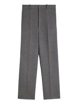 JIL SANDER Pleated Trousers - 025 Grey