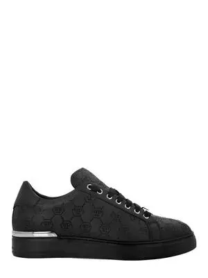 Philipp Plein Logo-embellished Sneakers - Black