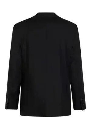 Ami Single-breasted Blazer - Black