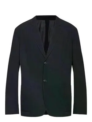 Giorgio Armani Three-button Patch-pocket Blazer - Black