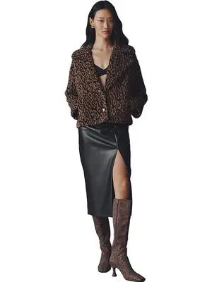 Sanctuary Colette Knit Jacket - Leopard Mirage