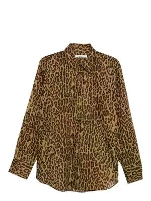 6397 Leopard-print Shirt - Brown