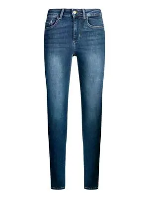 Liu Jo Rhinestone Embellished Skinny Jeans - Blue