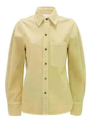 Victoria Beckham Button-cuff Shirt - Yellow