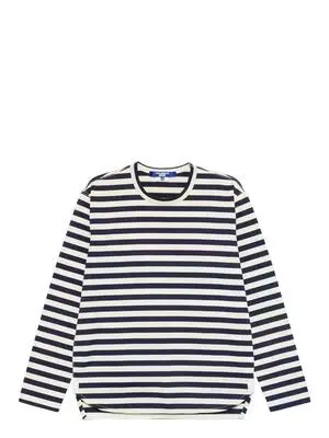 Junya Watanabe Long-sleeve Striped T-shirt - Blue