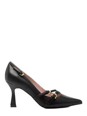 COCCINELLE 85mm Fernanda Buckle-detail Pumps - Black