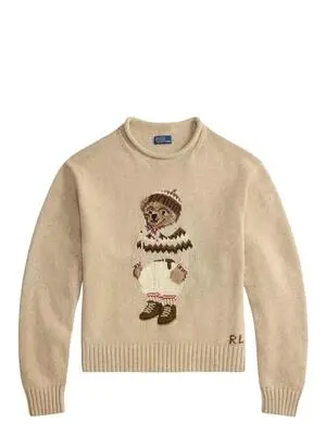 Polo Ralph Lauren Polo Bear Crew-neck Jumper - Neutrals