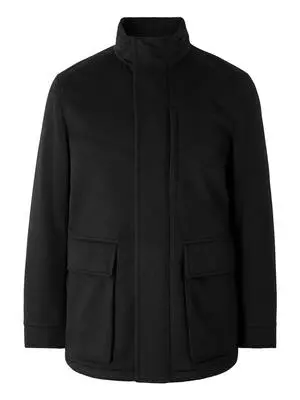 Zegna Cashmere Hooded Jacket - Black