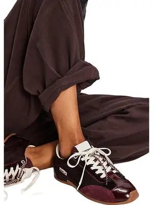 BRONX Veda Court Sneakers Winter Oxblood