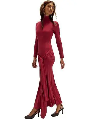BARDOT Alix Maxi Tie Front Dress