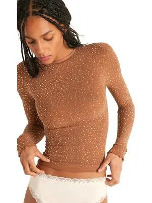 Free People Night Sky Long Sleeve - Argan Oil