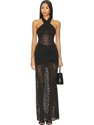 LOVERS AND FRIENDS Sachi Gown - Black