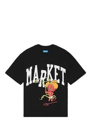 MARKET Hot Stuff Cowboy Arc Tee - Black