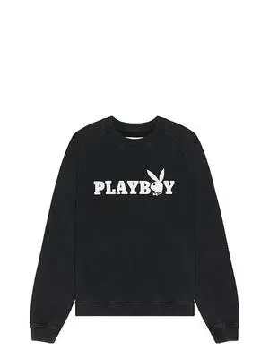 PLAYBOY Masthead Sweatshirt - Black
