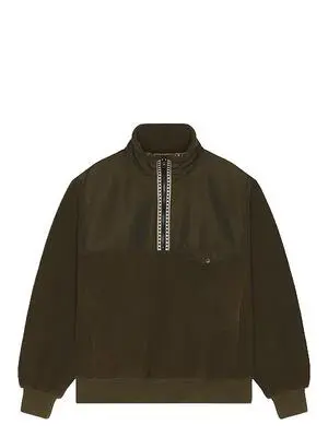 RHYTHM Pfeiffer Sherpa Fleece Pullover - Olive