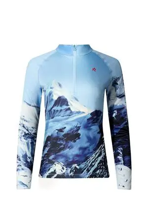 Perfect Moment 1/4 Zip Base Layer Top - Landscape