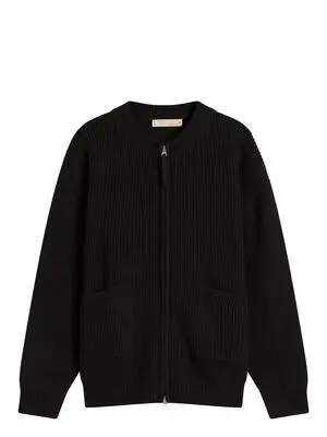 FRIZMWORKS Wool Deck Zip Cardigan - Black