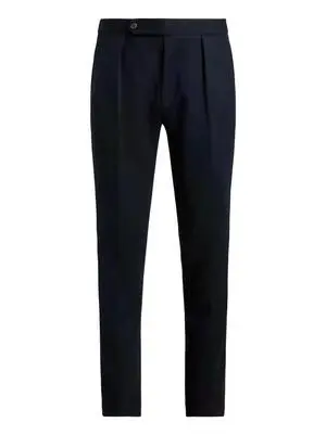 Polo Ralph Lauren Pleated Front Trousers - Blue