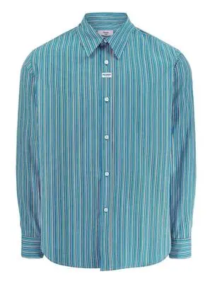 Martine Rose Striped Shirt - Blue