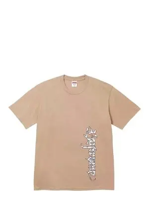 Supreme Graphic-print T-shirt Brown