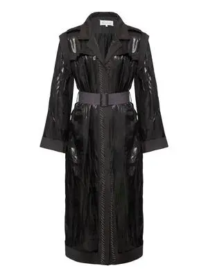 MAISON MARGIELA Belted Trench Dress - Black
