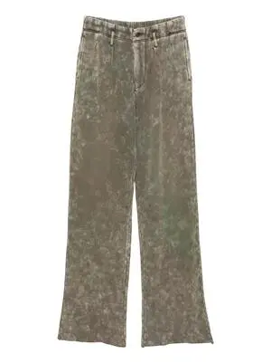 R13 Acid-wash Trousers - Green