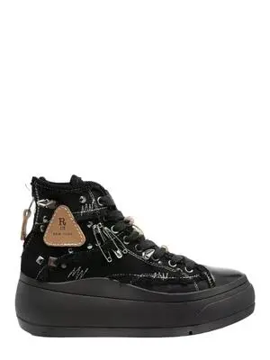 R13 Kurt Platform Sneakers - Black